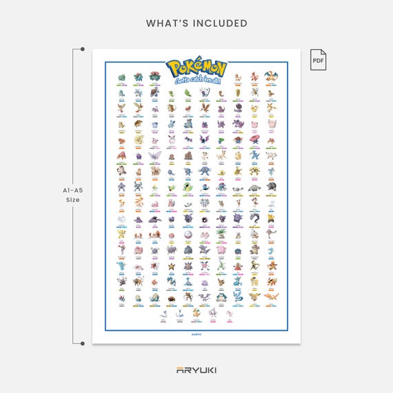 Pokemon Kanto Pokedex Mega Pokémon Kanto Region Pokédex Set