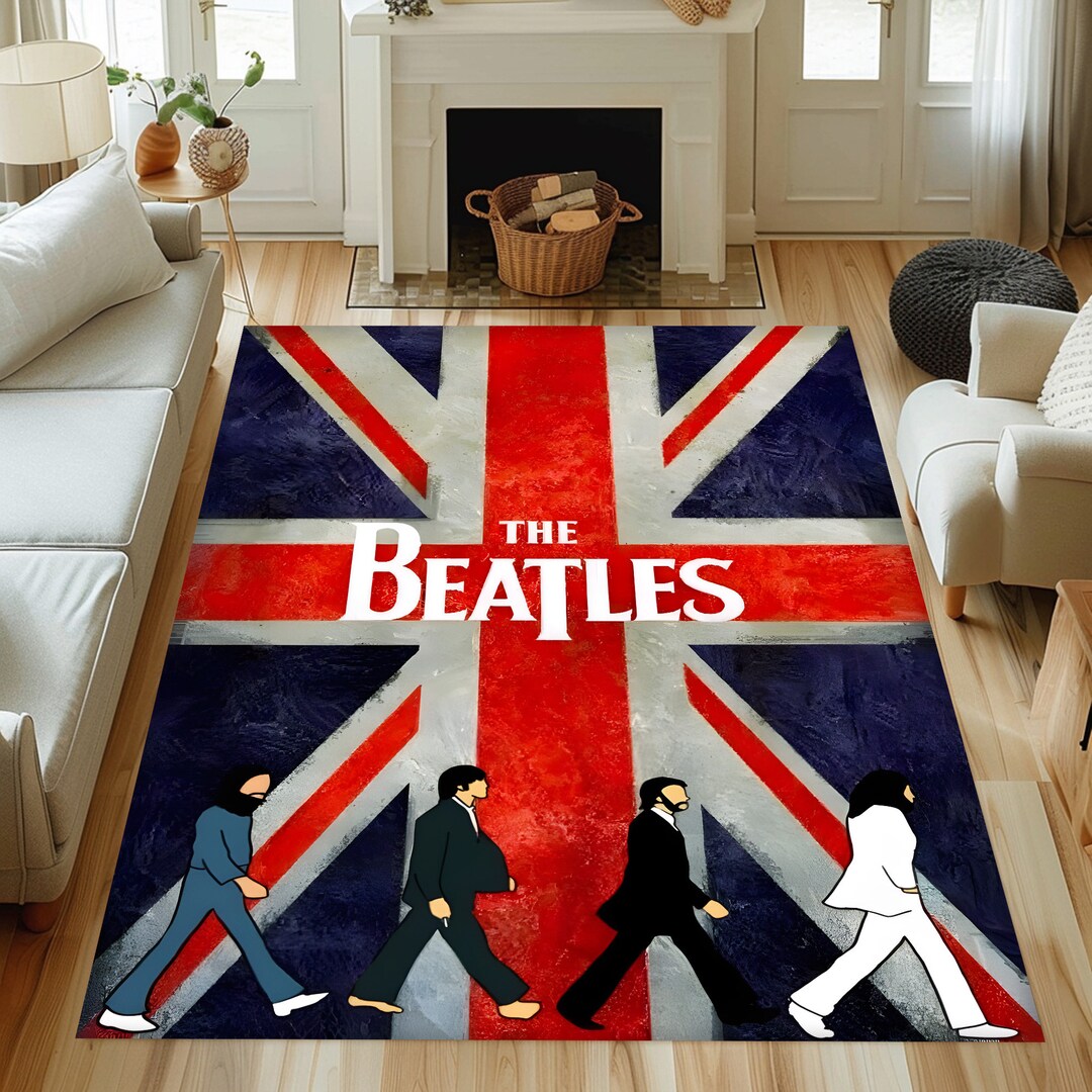 The Beatles, the Beatles Rug, Rock Music Rug, Music Rug, the Beatles ...