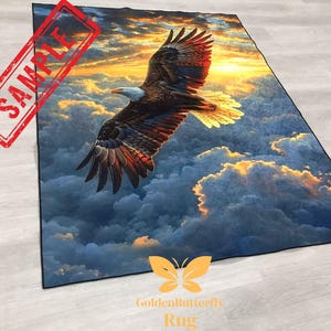 Red Rooster Rug, Rooster Rug, Rooster Pattern Rug, Animal Rug, Area Rug ...