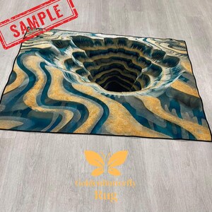 3D Rug, Optical Illusion Rug, 3D Design, Deep Hole Rug, 3D Design Rug ...