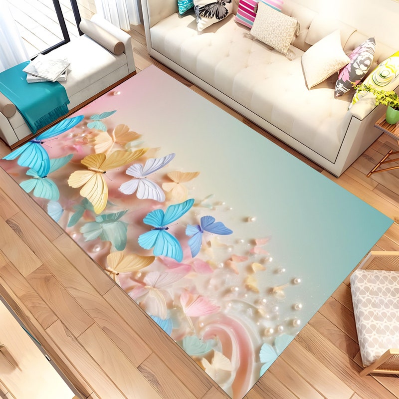 Butterfly Rug - Etsy