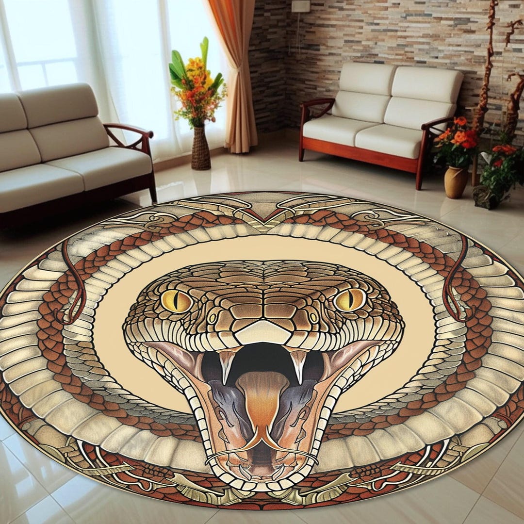 Snake Rug, 3D Rug, Animal Rug, Snake Design, Snake Pattern, Cool Rug ...