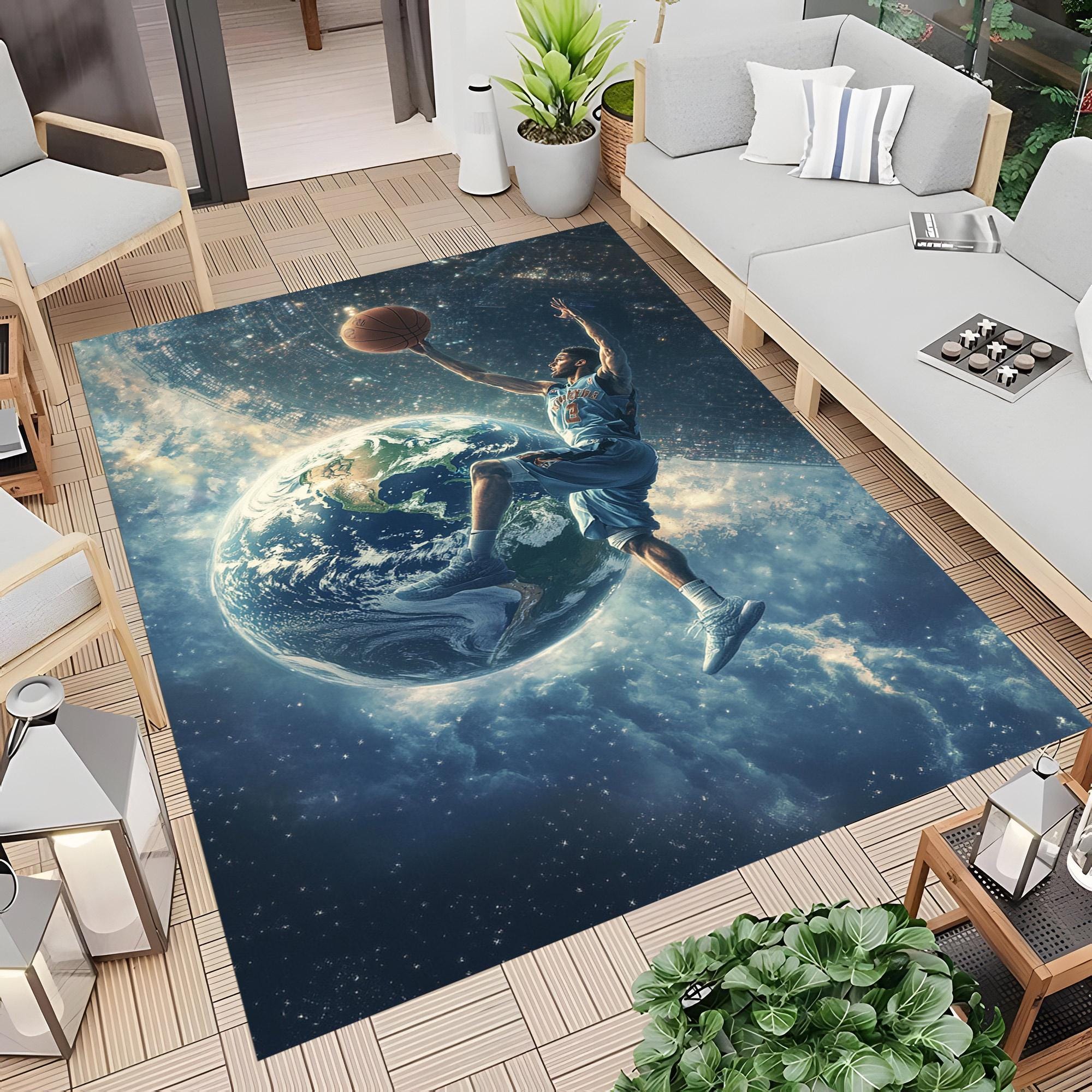 Basketball Rug, Sports Rug, World Rug, Basketball Rugs, Living Room Rug ...