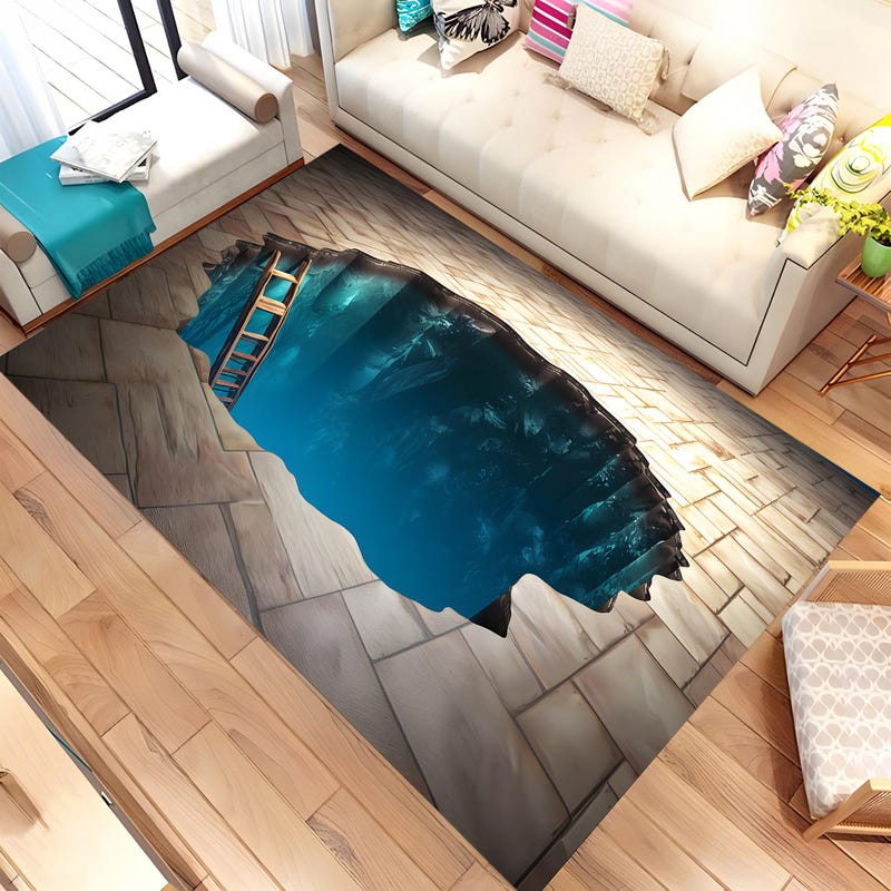 Optical Illusion Rug - Etsy