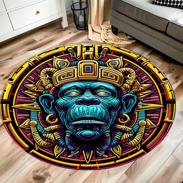 Aztec Monkey Art - Etsy