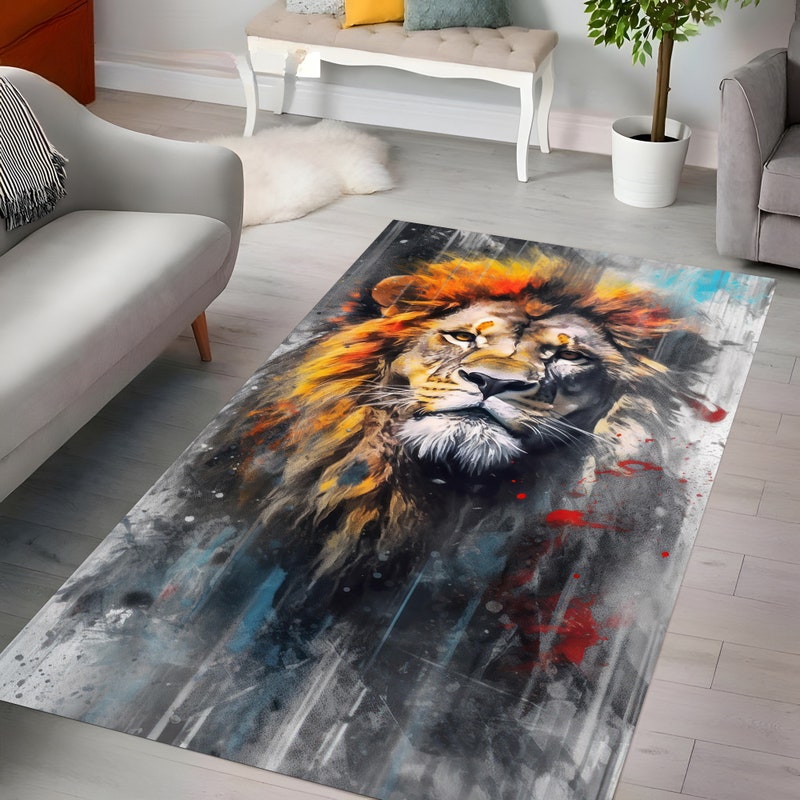 Lion Rug - Etsy