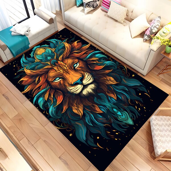 Lion Rug - Etsy