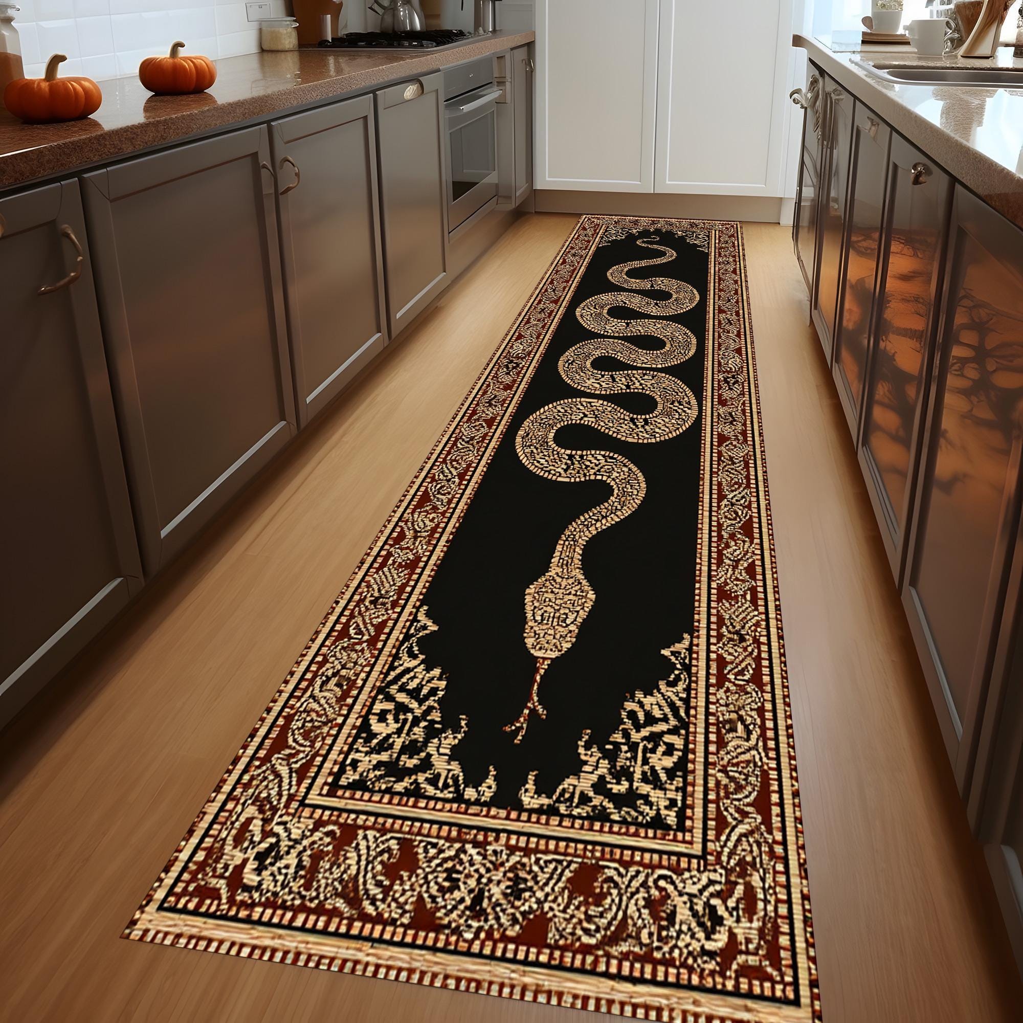 Snake Rug, Snake Runner Rug, Snake Pattern Rug, Modern Rug, Area Rug ...