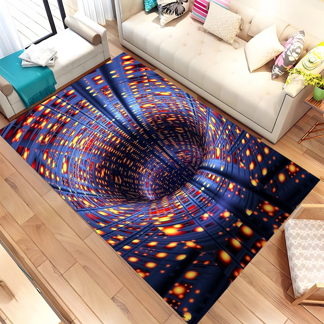 3D Rug, Deep Hole Rug, 3D Design, Illusion Rug, Colorful Rug, Area Rug ...