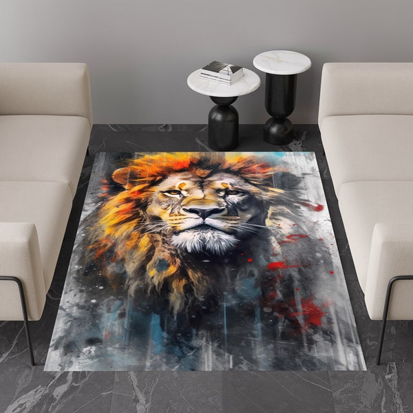 Lion Rug - Etsy