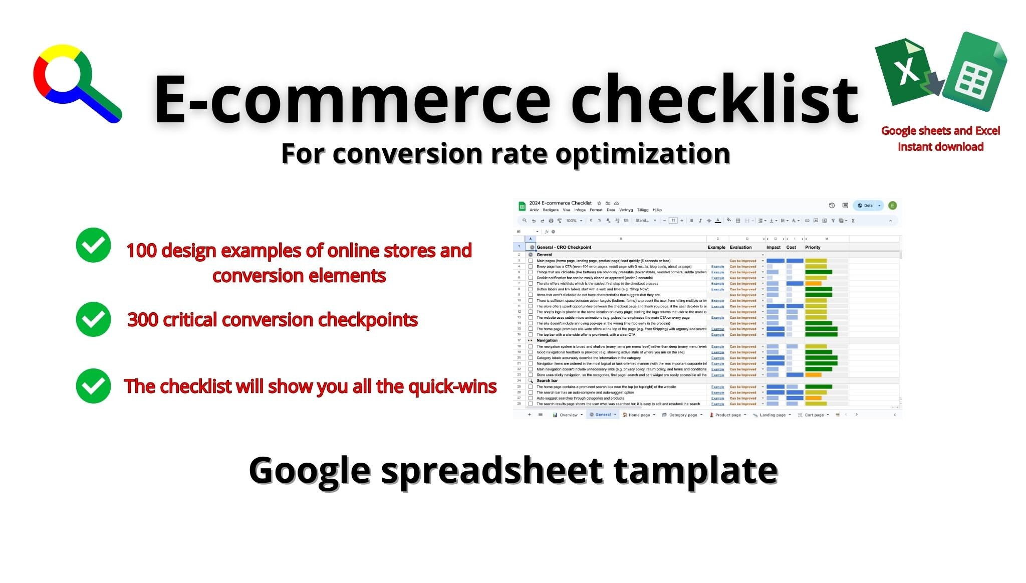 E-commerce Checklist - Instant Access! - Etsy
