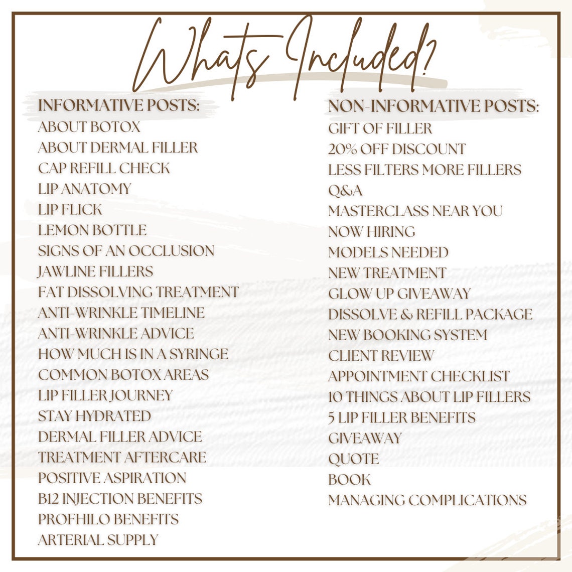 Luxury Aesthetics Templates: Botox, Filler, Business Branding (digital ...