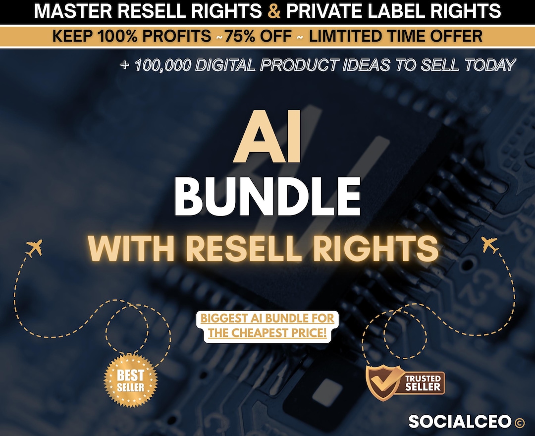 AI Bundle Chat GPT, Make Art Online, Create Products Resell and Make a ...