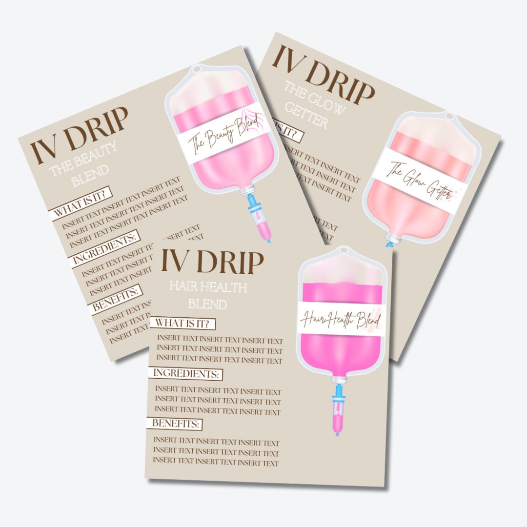 IV Drip Instagram Templates | Seasonal Aesthetics, Business Branding ...