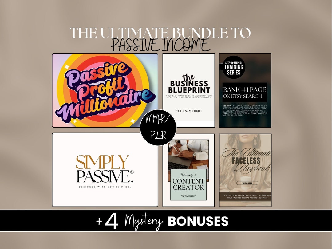 Passive Income Bundle | Passive Profit Millionaire | Simply Passive ...