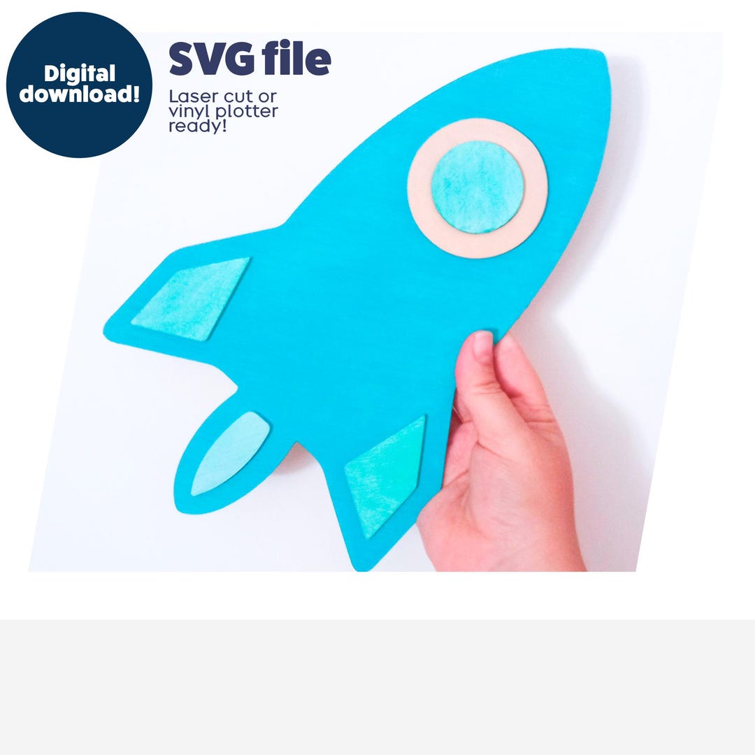 Rocket Ship #2 SVG, Spaceship SVG, Rocket Ship Svg, Rocketship SVG ...