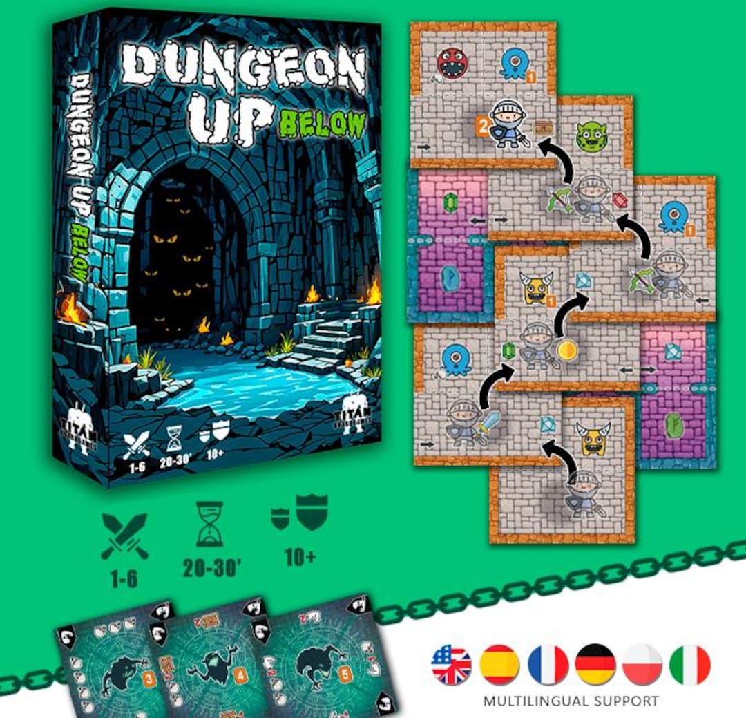 Dungeon Up: Below - Expansion - Dungeon Crawler - Pnp - Etsy