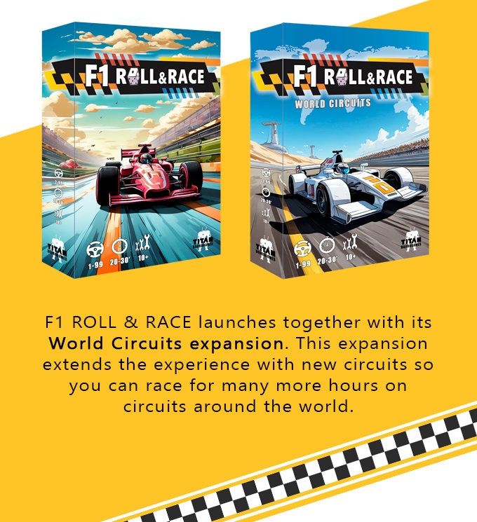 F1 Roll & Race: World Circuits - Etsy