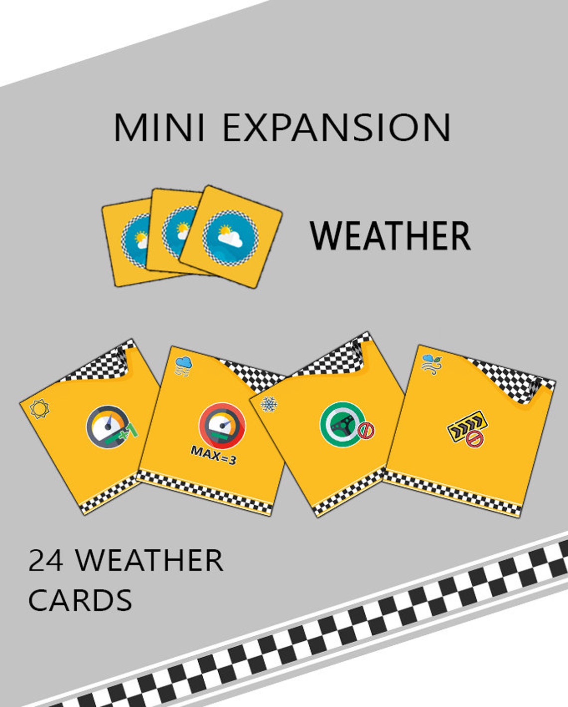 F1 Roll & Race: Weather Expansion - Racing Game (PDF Download) Print ...