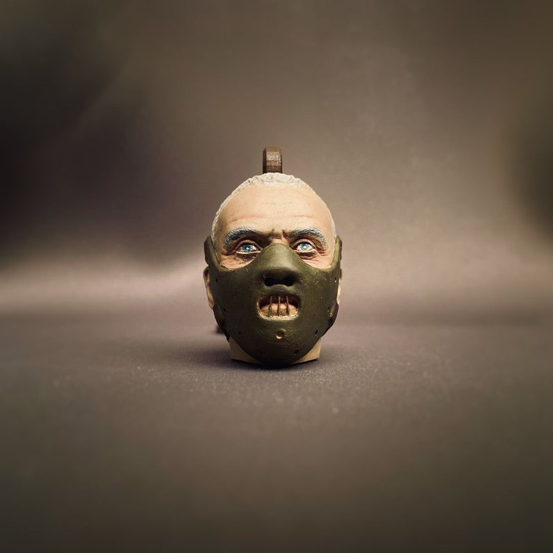 Hannibal Lecter Keychain Anthony Hopkins Keychain the Silence of the ...