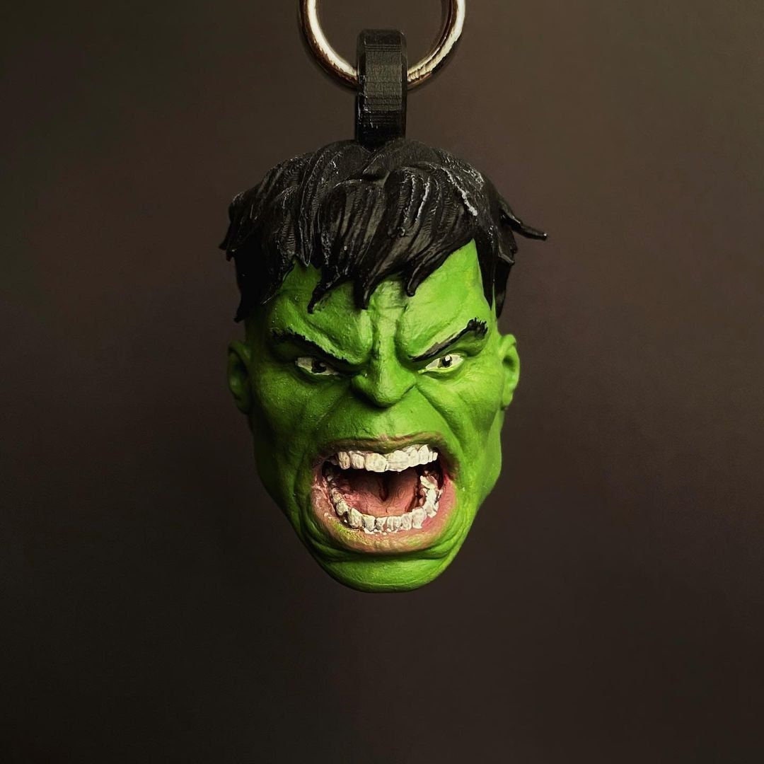 Legendary Marvel Character Hulk Keychain - Avengers Keychain - Marvel ...