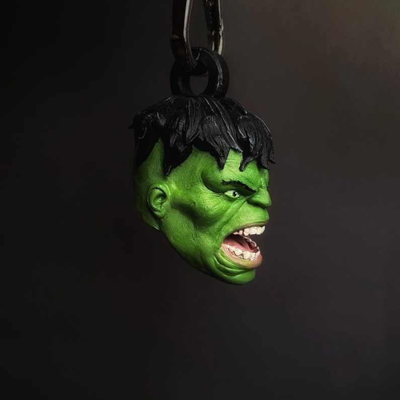 Legendary Marvel Character Hulk Keychain - Avengers Keychain - Marvel ...