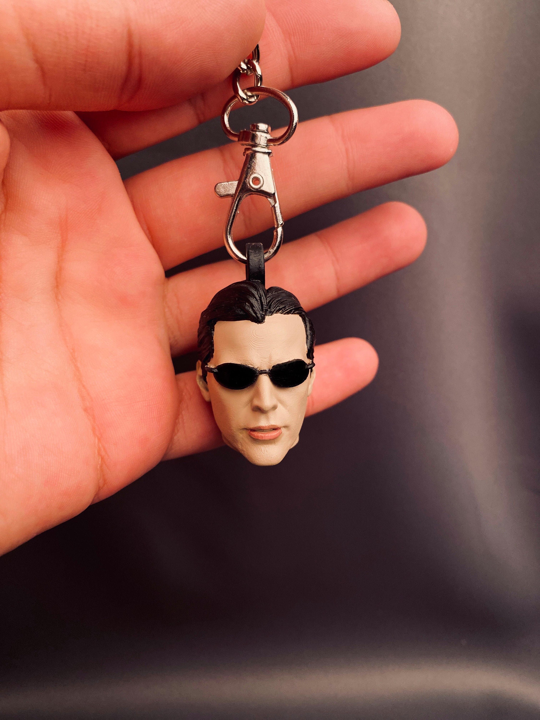 Neo Keychain: the Iconic Matrix Hero in Your Pocket - Keanu Reeves ...