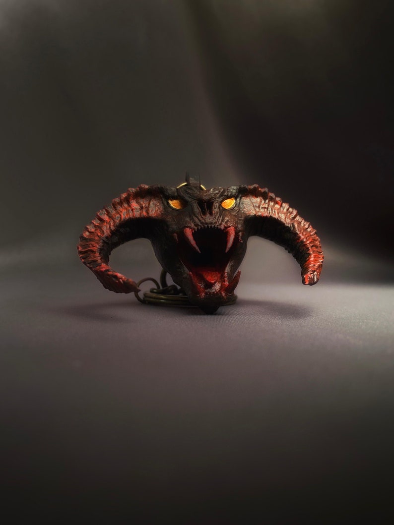 Lord of the Rings Balrog Keychain - LOTR Keychain - Etsy