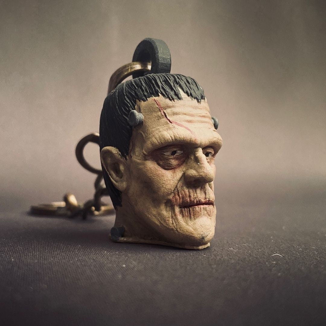 Frankenstein’s Monster Keychain - Classic Horror Keychain - Vintage ...