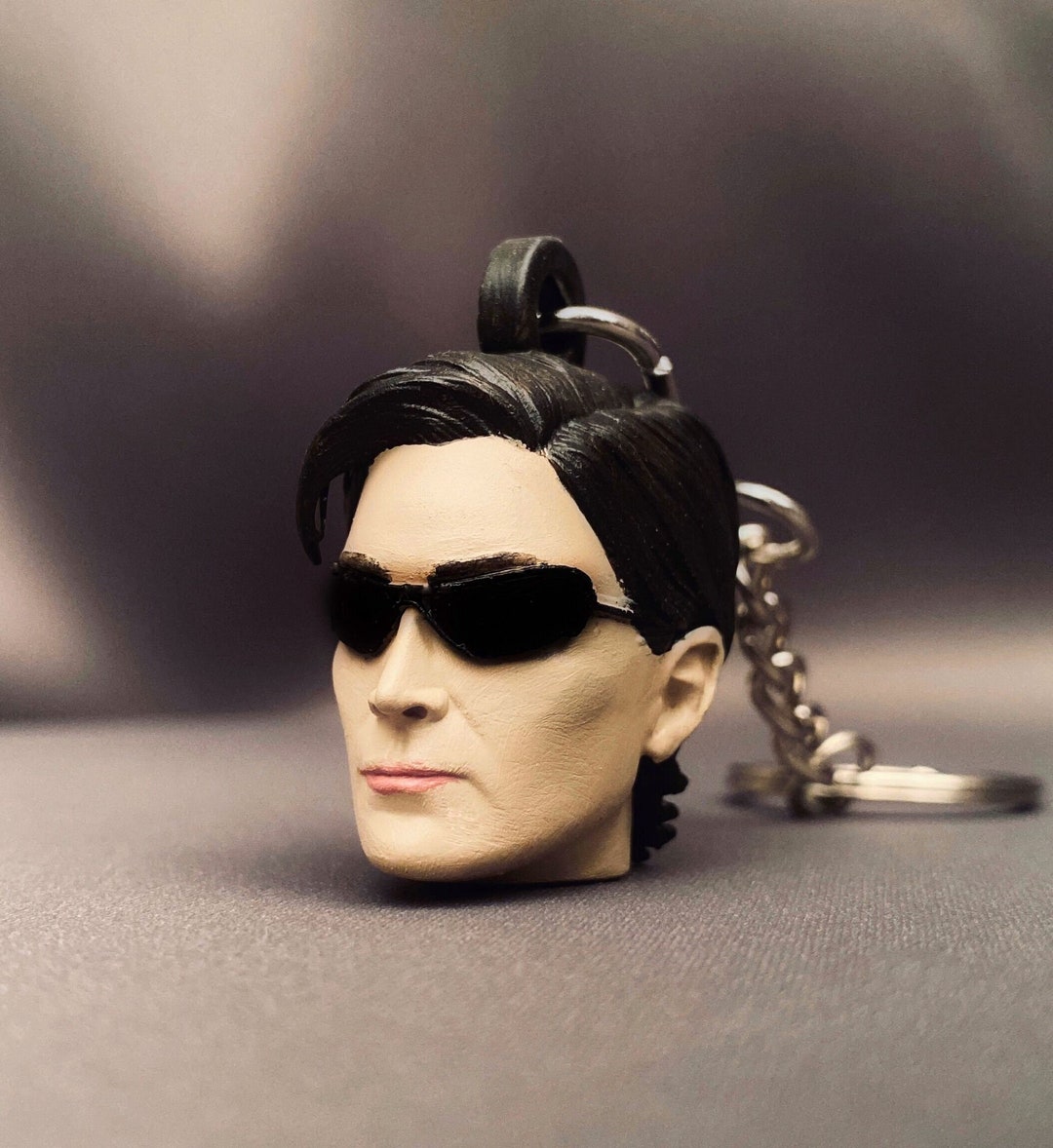 Trinity Keychain: the Legendary Matrix Character - Carrie-anne Moss ...