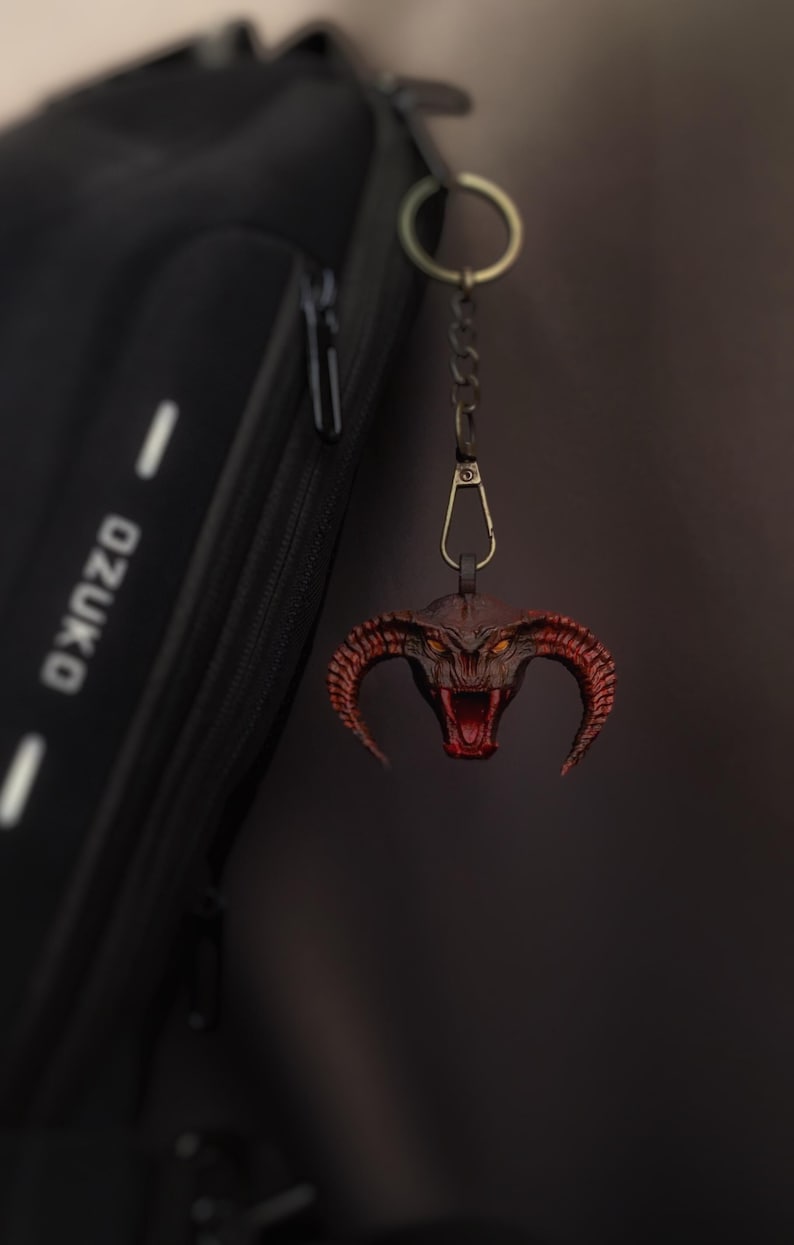 Lord of the Rings Balrog Keychain - LOTR Keychain - Etsy