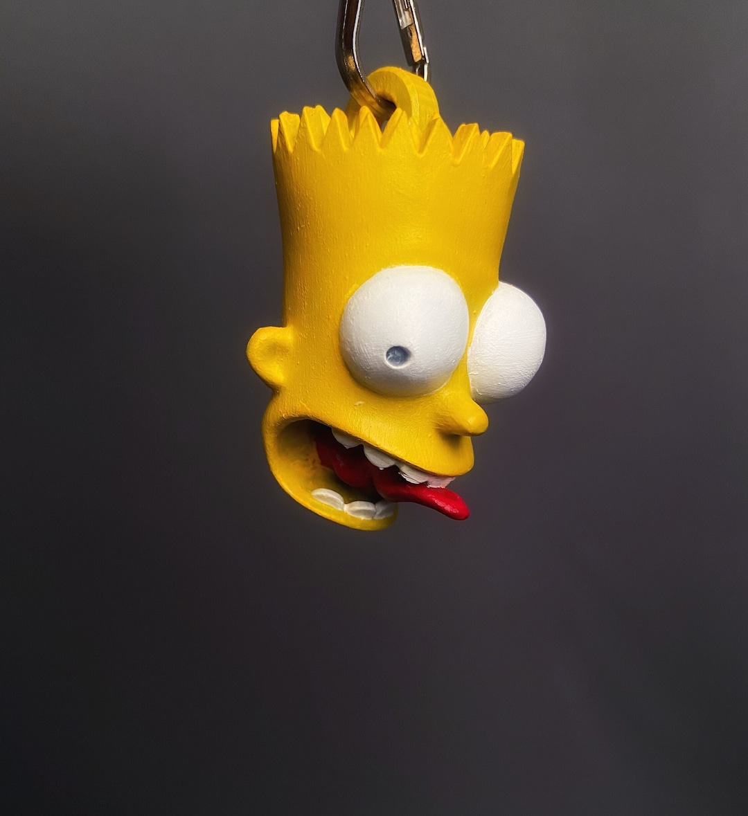 Bart Simpson Character Keychain - Etsy