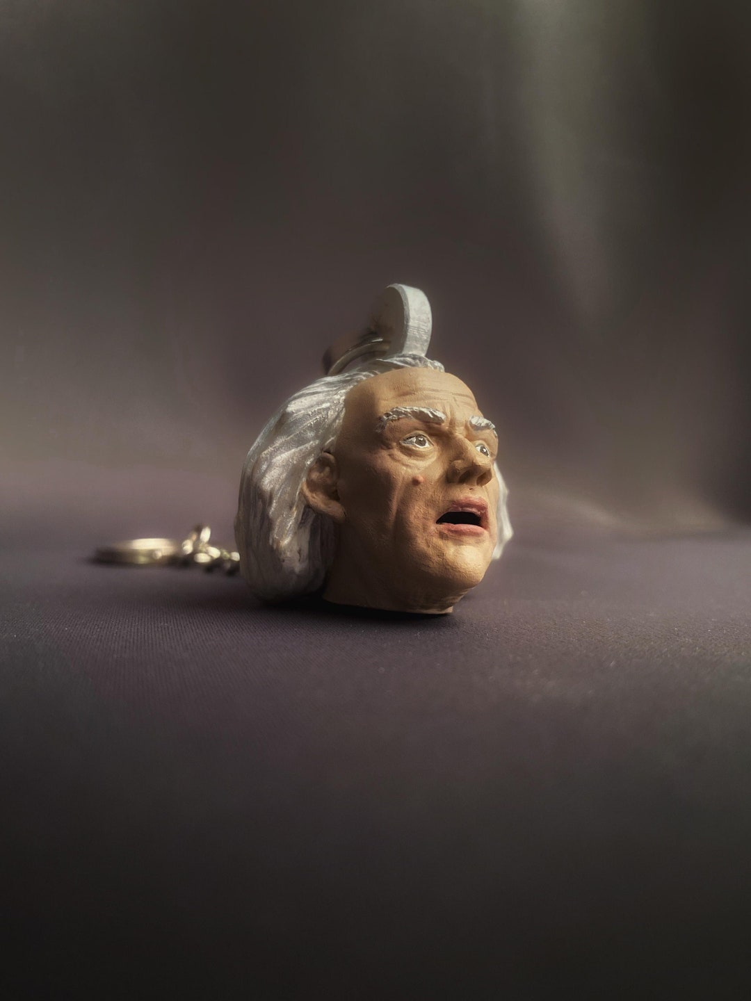 Doc Brown Keychain From Back to the Future - Doctor Emmett Brown ...