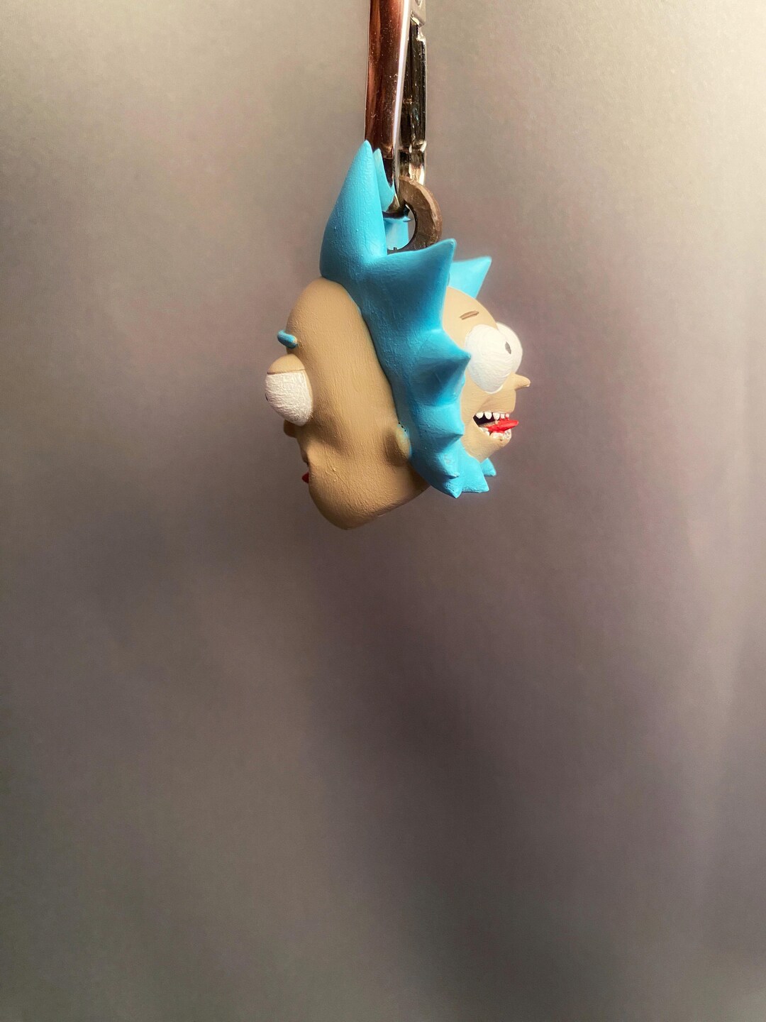 Double-sided Rick and Morty Keychain Animated Series Unique Design sci ...