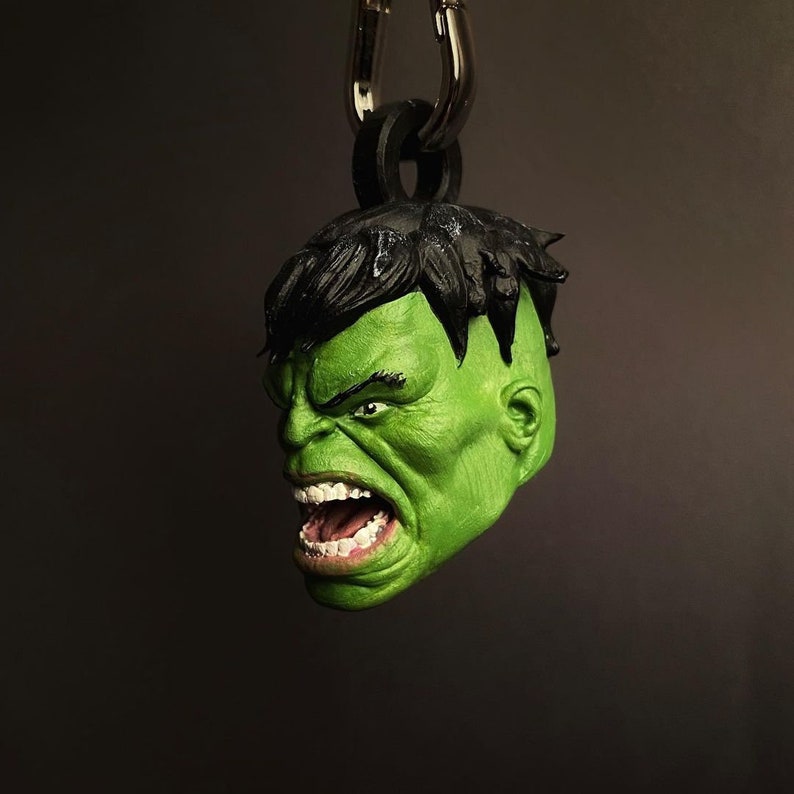 Legendary Marvel Character Hulk Keychain - Avengers Keychain - Marvel ...