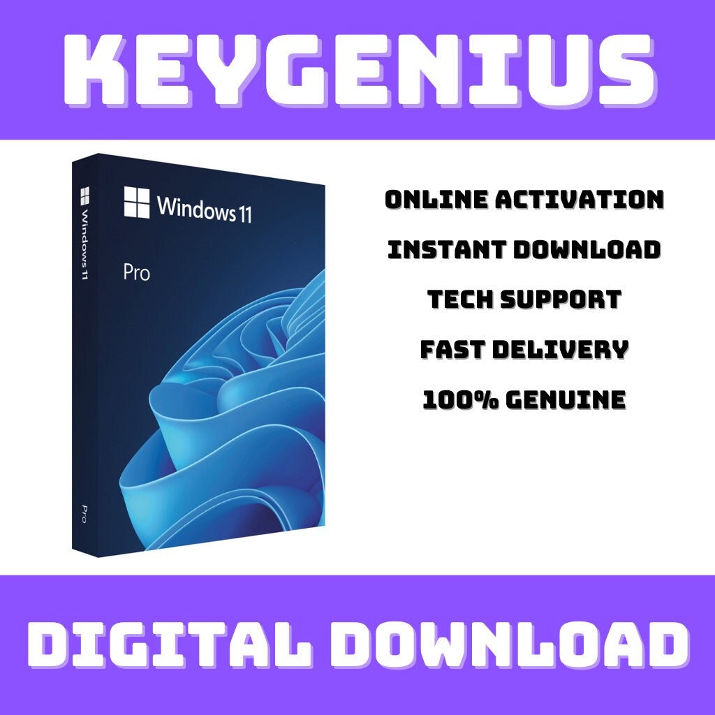 Windows 11 Pro Product Key Instant Download - Etsy