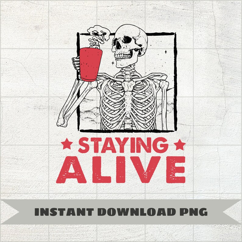 Staying Alive Png, Spooky Season Png, Halloween Party Png, Halloween ...