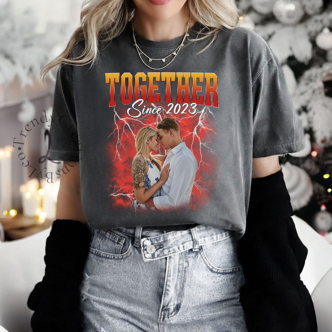 Personalized Together Since Shirts, Custom Year Together Since T-shirts ...