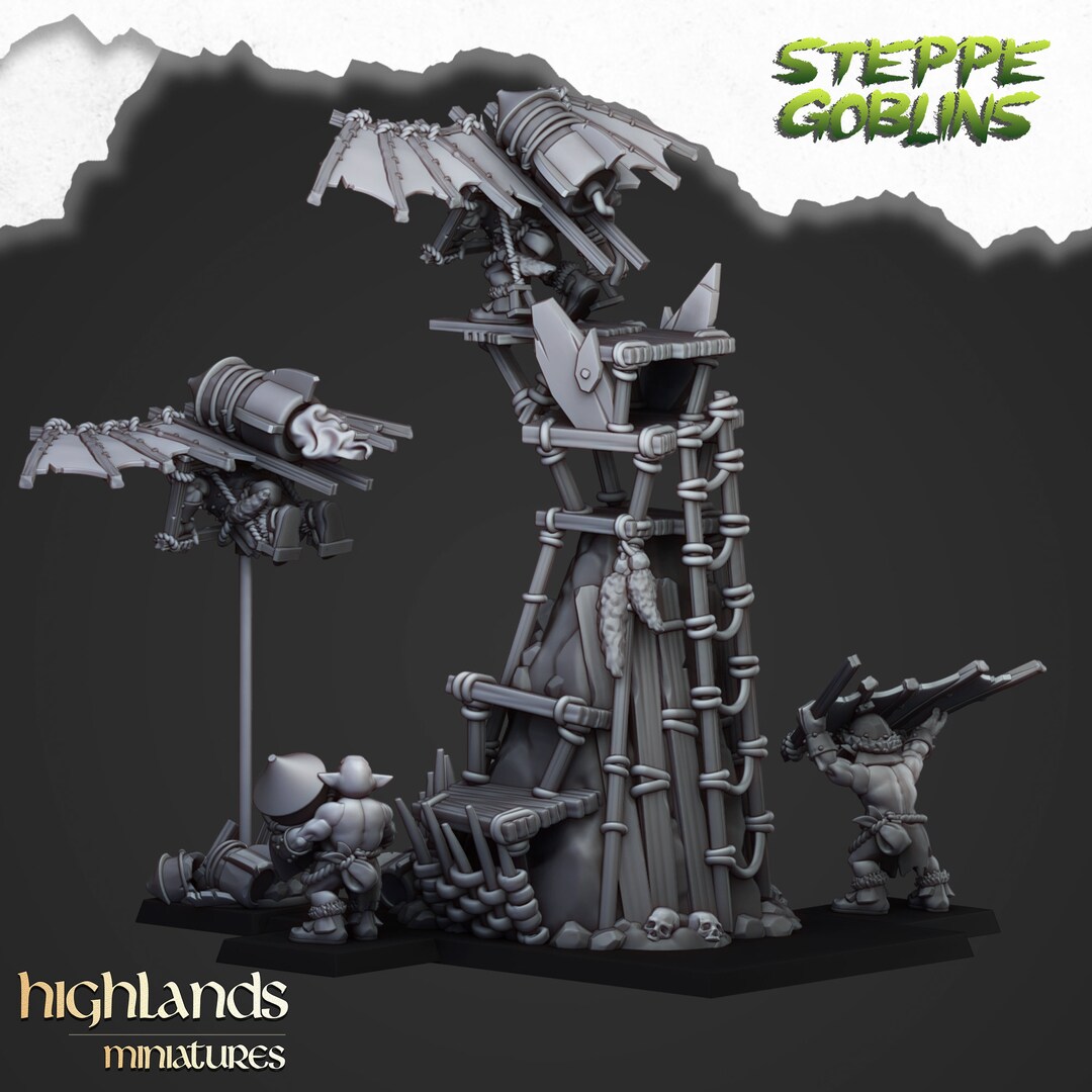 Steppe Goblin Big Jump Board - Highlands Miniatures - Etsy