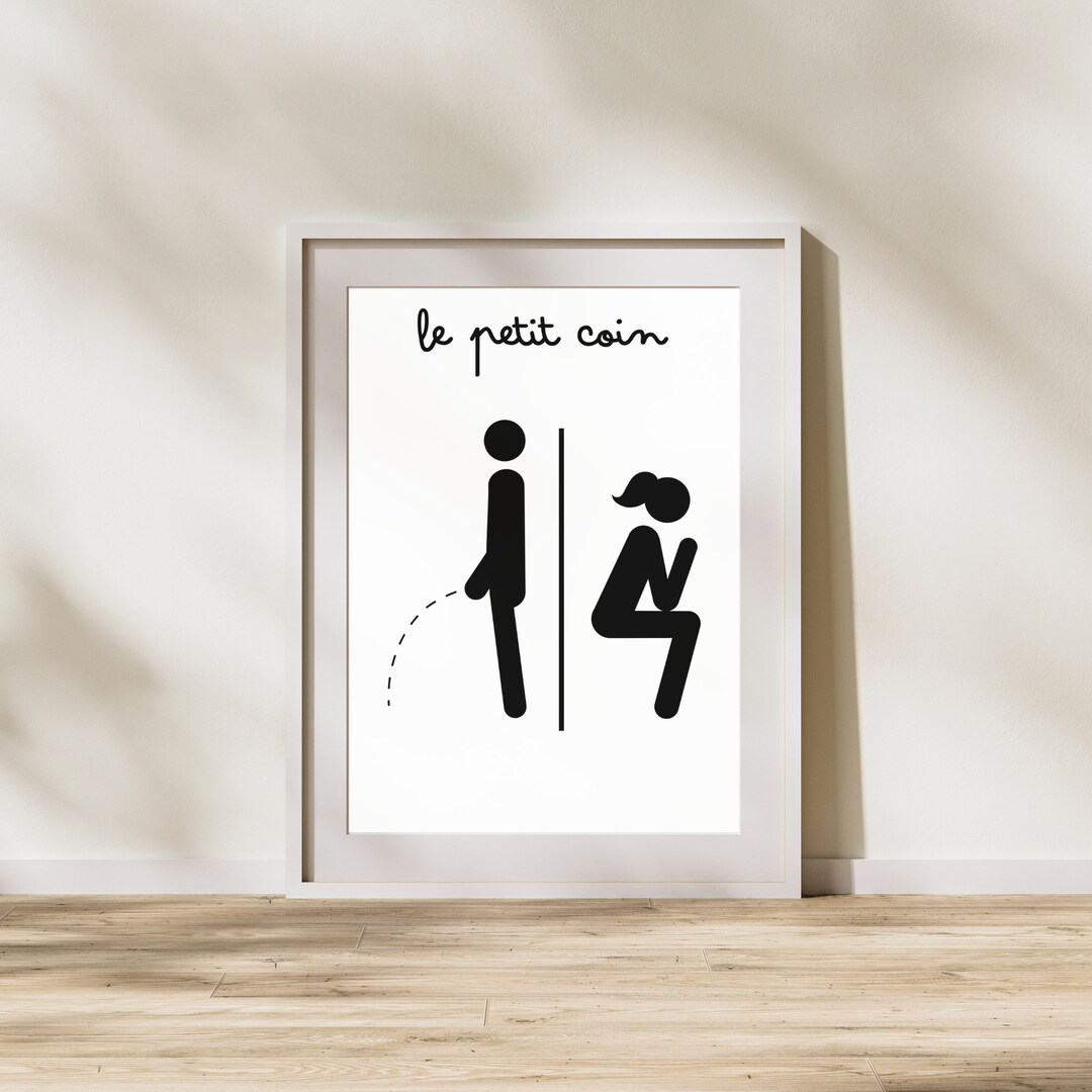 Little Corner Poster Toilet Poster WC Poster to Print Humorous Poster ...