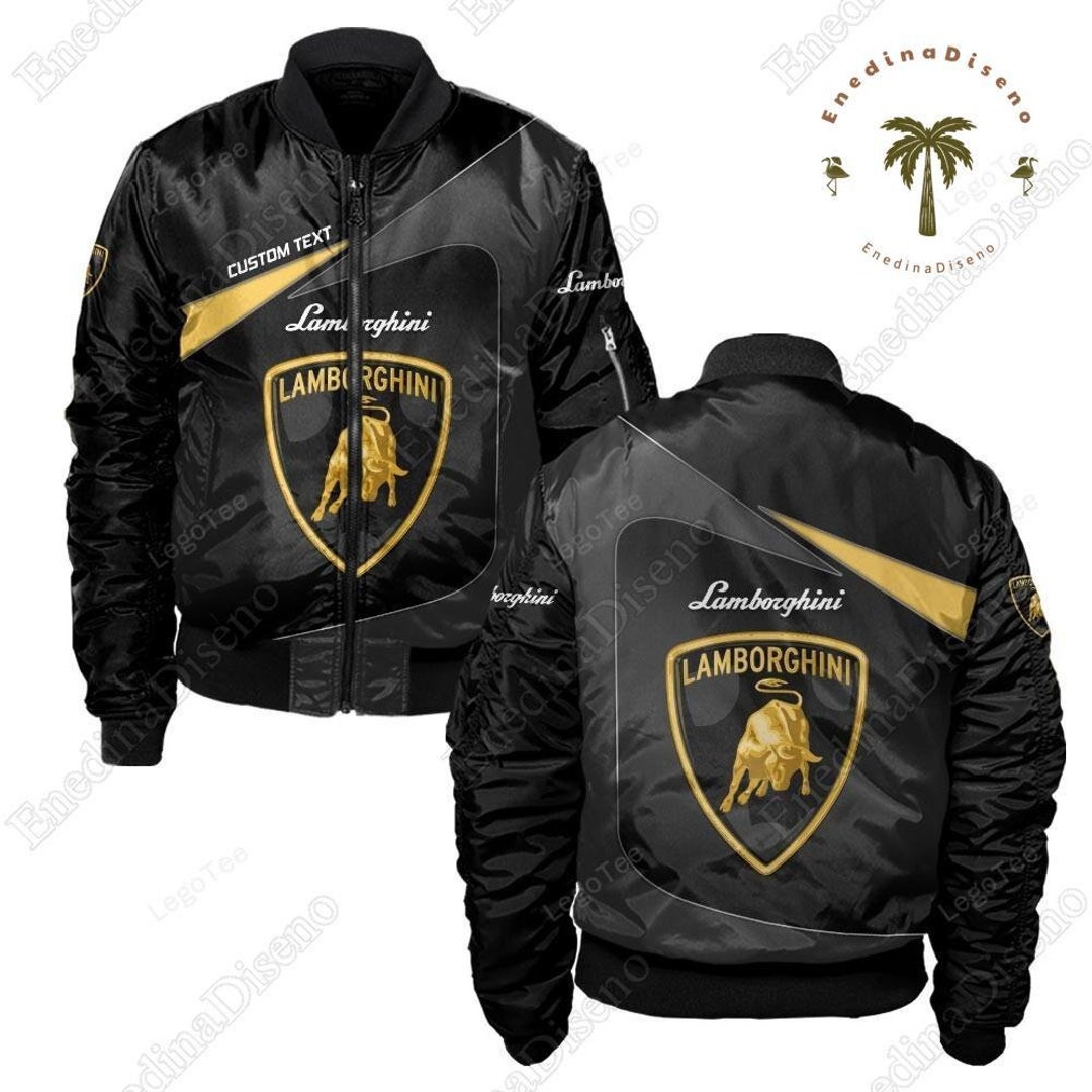 Custom Lamborghini Bomber Jacket, Lamborghini Bomber, Lamborghini Logo ...
