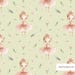 Cute Ballerina Seamless Pattern, Watercolor Ballet Girl Digital Paper ...