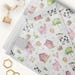 Watercolor Farm Animals Digital Paper, Cow and Pig Seamless Pattern ...
