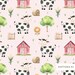 Farm Animal Seamless Pattern PNG, Watercolor Cow Seamless Digital Paper ...
