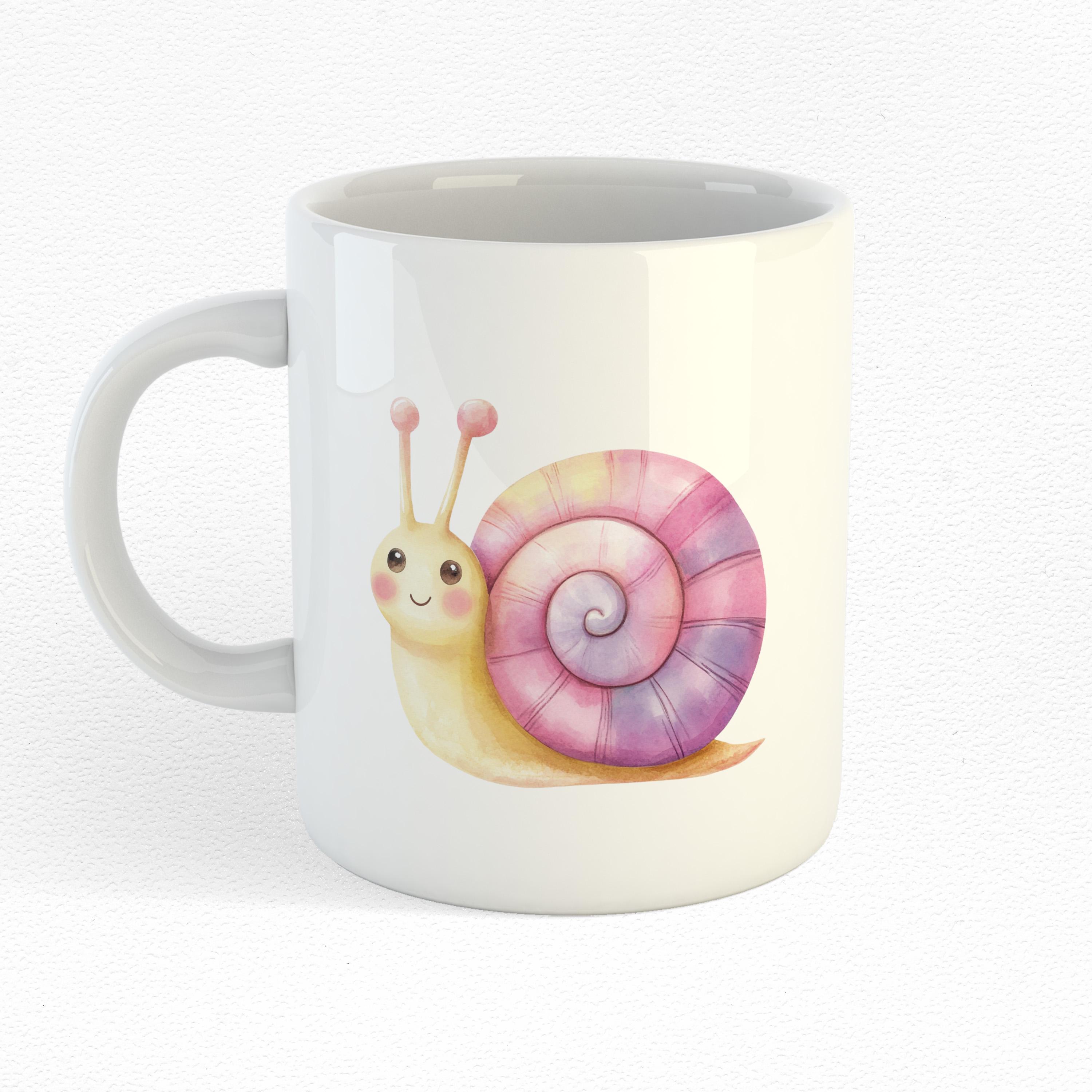 Watercolor Snail Clipart PNG, Spring Summer Snail Garden Digital Art ...