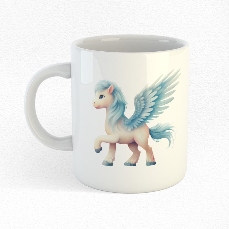 Fairy Tale Pegasus Clipart-baby Shower Clip Art Png-clipart Invitation ...