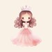Little Princess Clipart-watercolor Princess Clipart-fairytale Clip Art ...