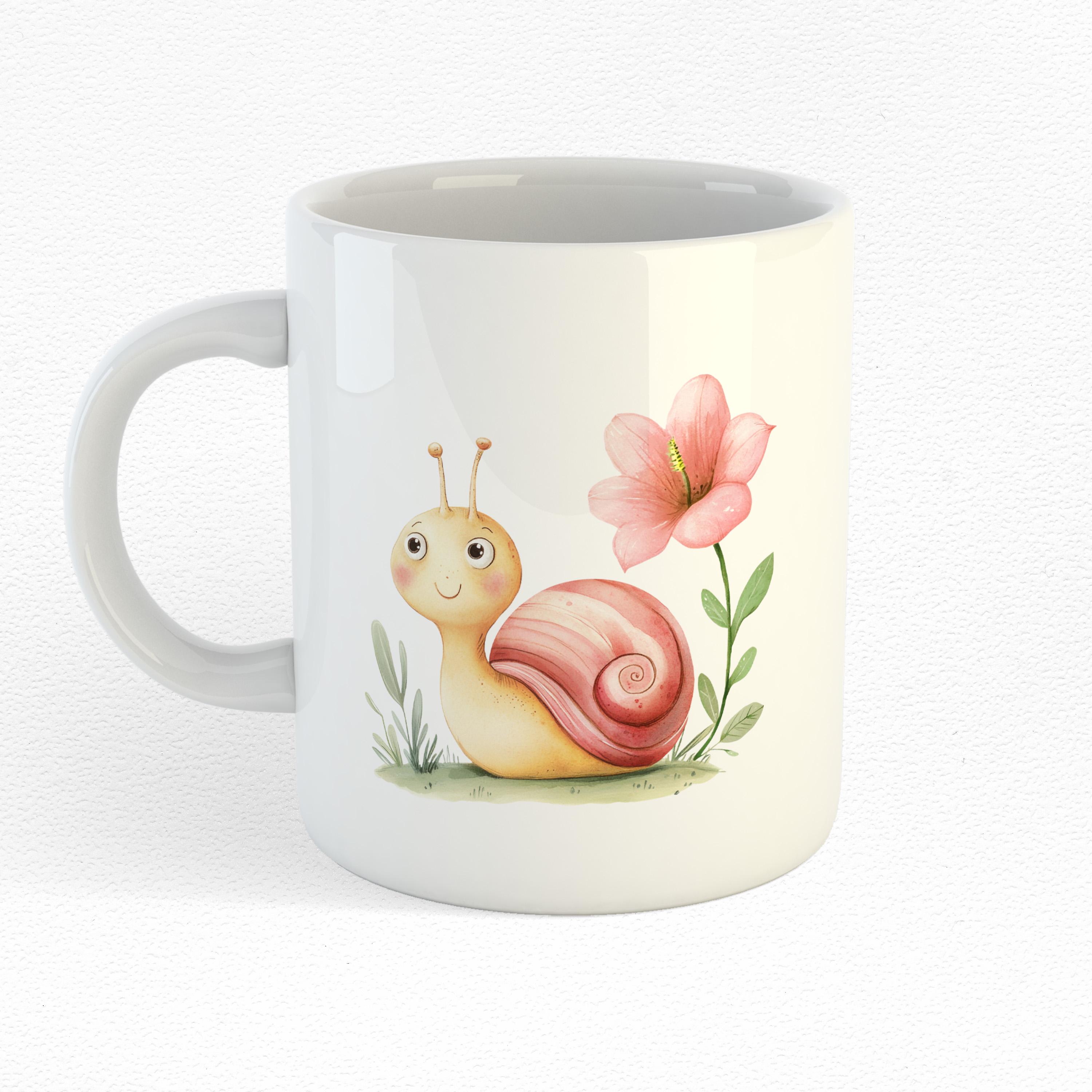 Cute Snail Watercolor Clipart PNG, Nursery Wall Art, Woodland Animal ...