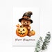 Cute Halloween Teddy Bear Clipart Png-watercolour Teddy Bears-teddy ...