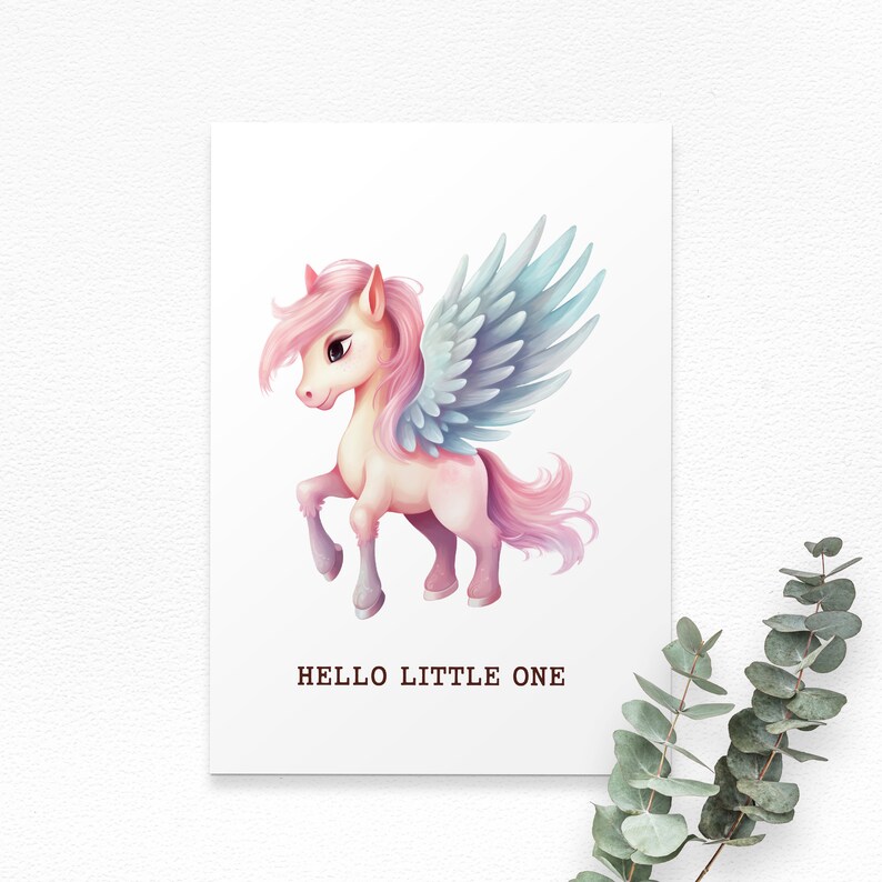Fairy Tale Pegasus Clipart-baby Shower Clip Art Png-clipart Invitation ...